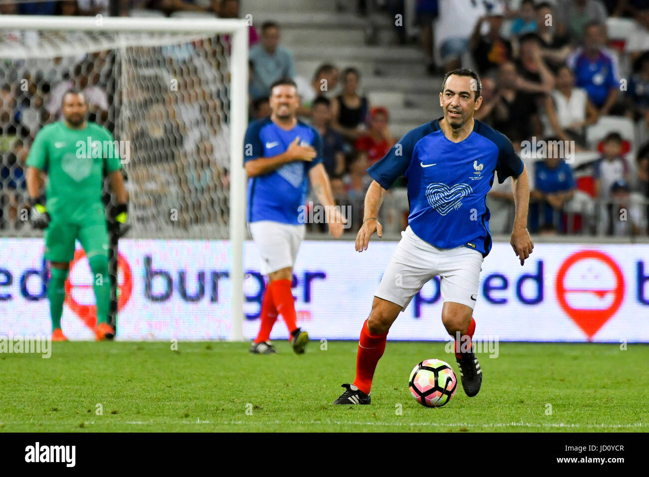 June 17th 2017; Allianz Riviera, Nice, France; Legends football ...