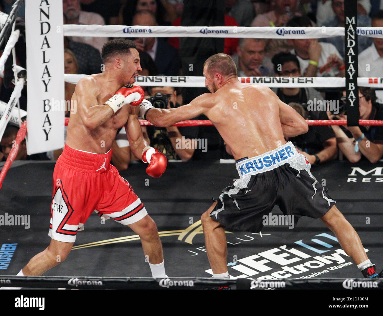 Las Vegas, Nevada, USA. 18th June, 2017. WBA, WBC and IBF Light ...