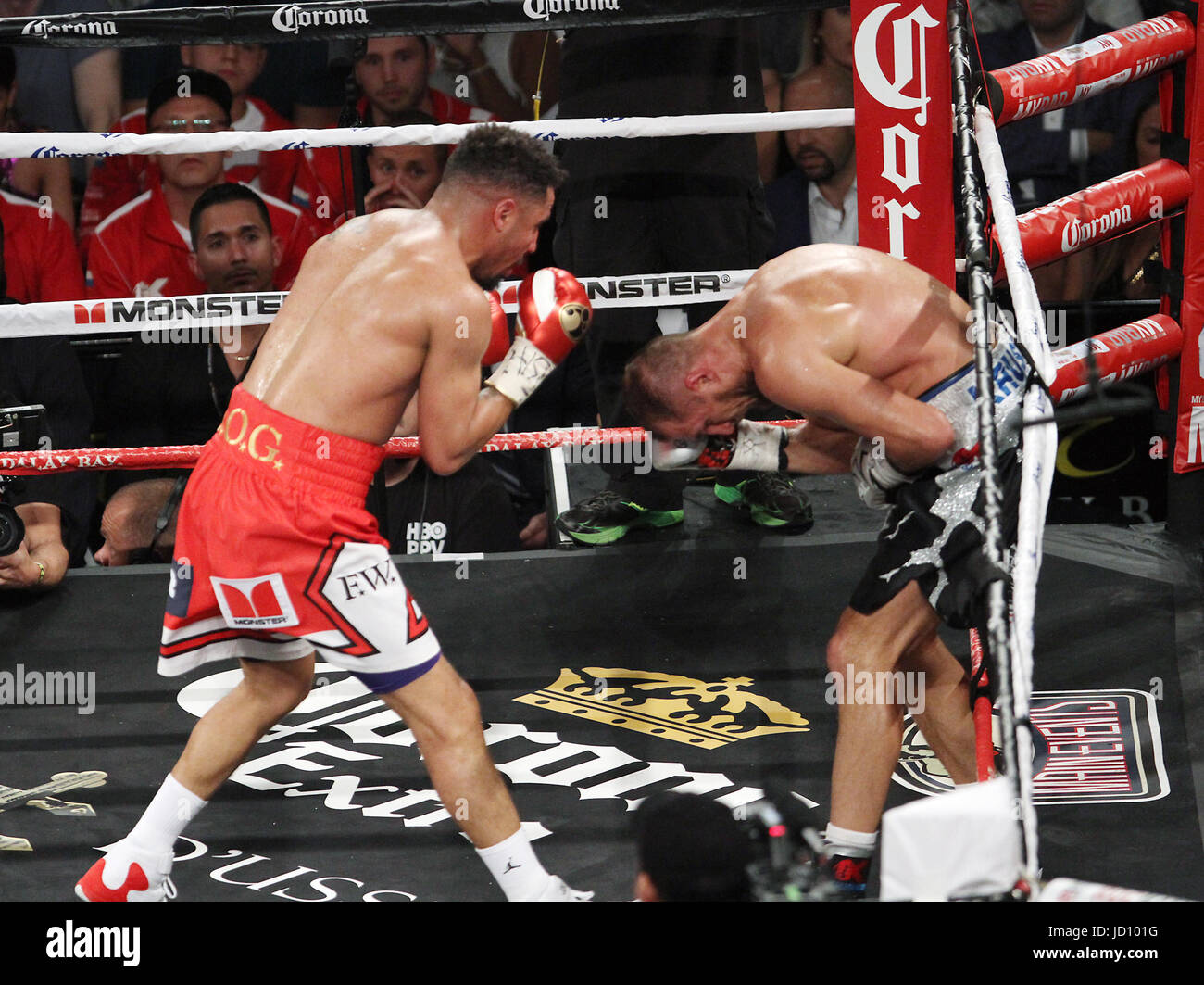 Las Vegas, Nevada, USA. 18th June, 2017. WBA, WBC and IBF Light ...