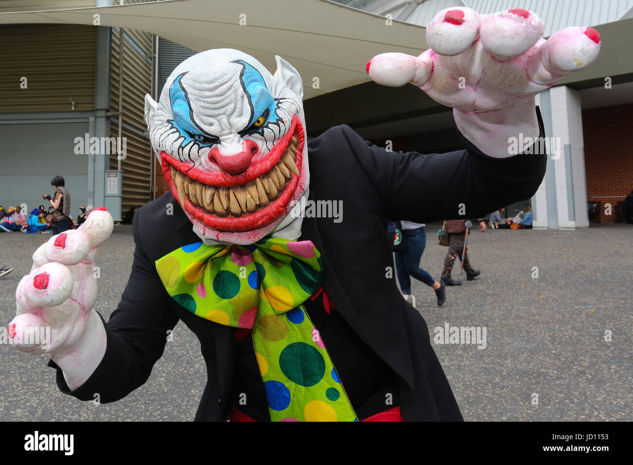 Sydney, NSW, Australia. 18th June, 2017. Cosplay fans dress up for ...