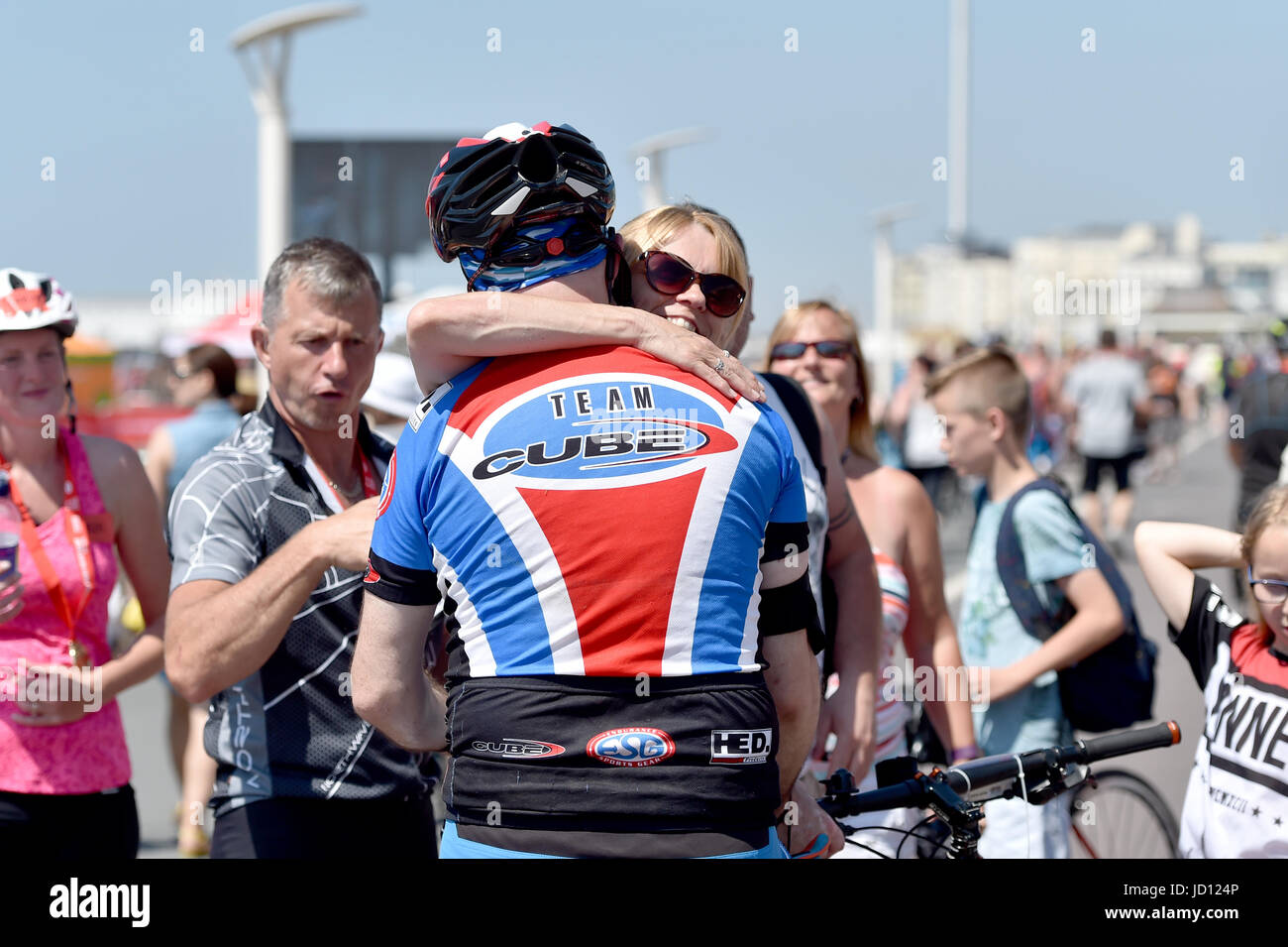 Celebrating cycling hi-res stock photography and images - Alamy