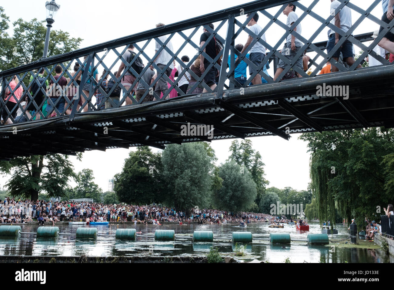 Cambridge, UK. 18th, June, 2017. Every year during May week the Granta ...