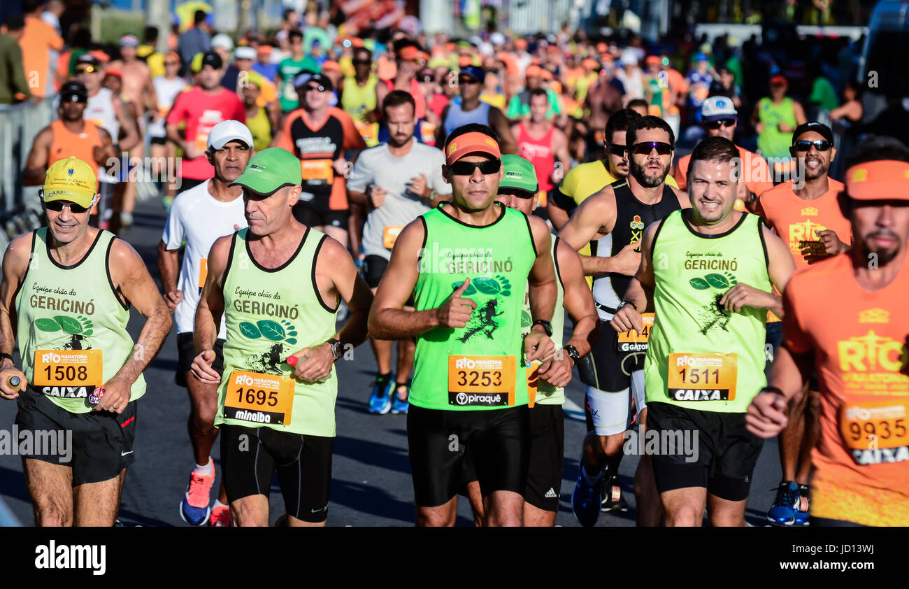 Official opening of the International Marathon of Rio de Janeiro, at ...