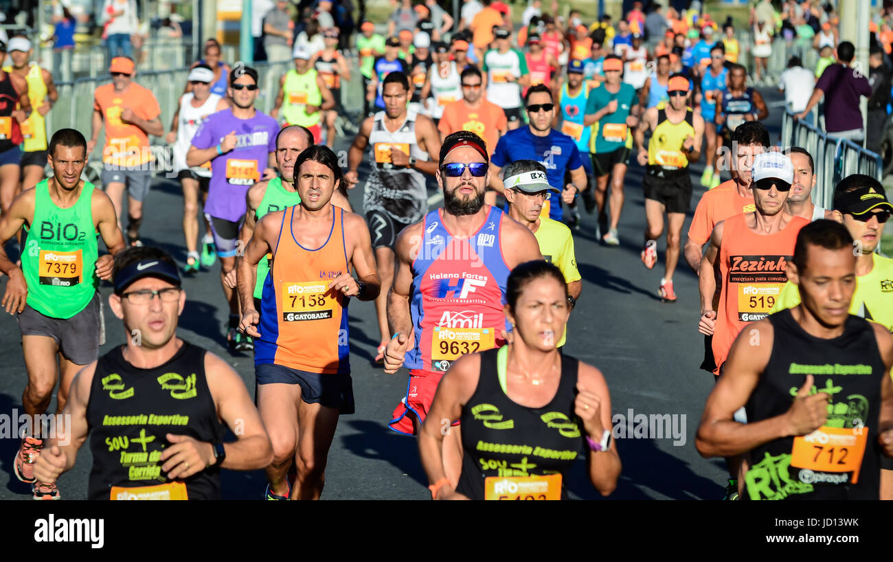 Official opening of the International Marathon of Rio de Janeiro, at ...