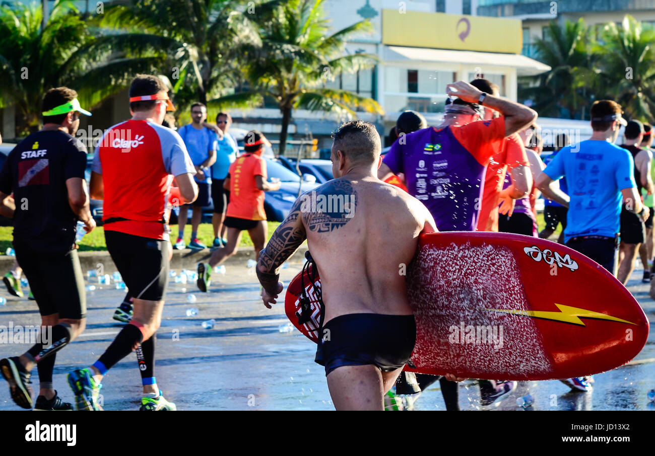 Official opening of the International Marathon of Rio de Janeiro, at ...