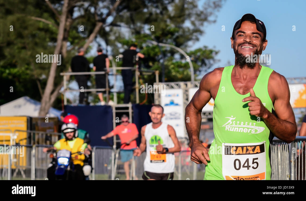 Official opening of the International Marathon of Rio de Janeiro, at ...
