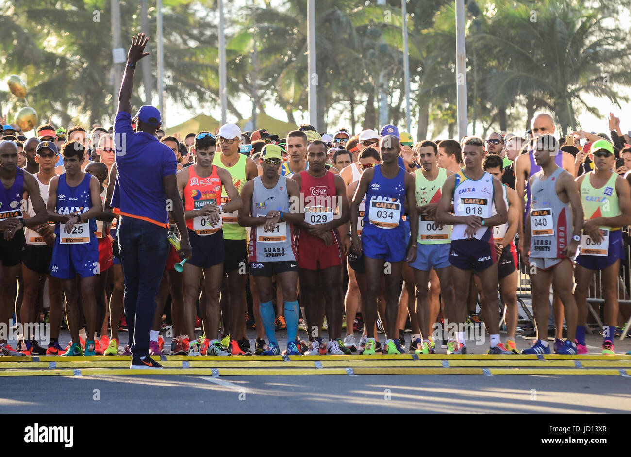 Official opening of the International Marathon of Rio de Janeiro, at ...