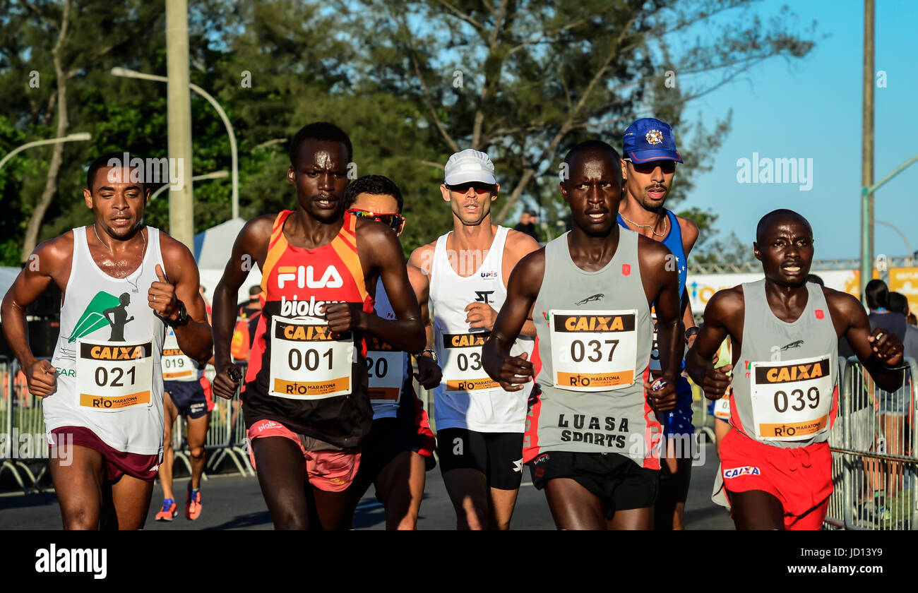 Official opening of the International Marathon of Rio de Janeiro, at ...