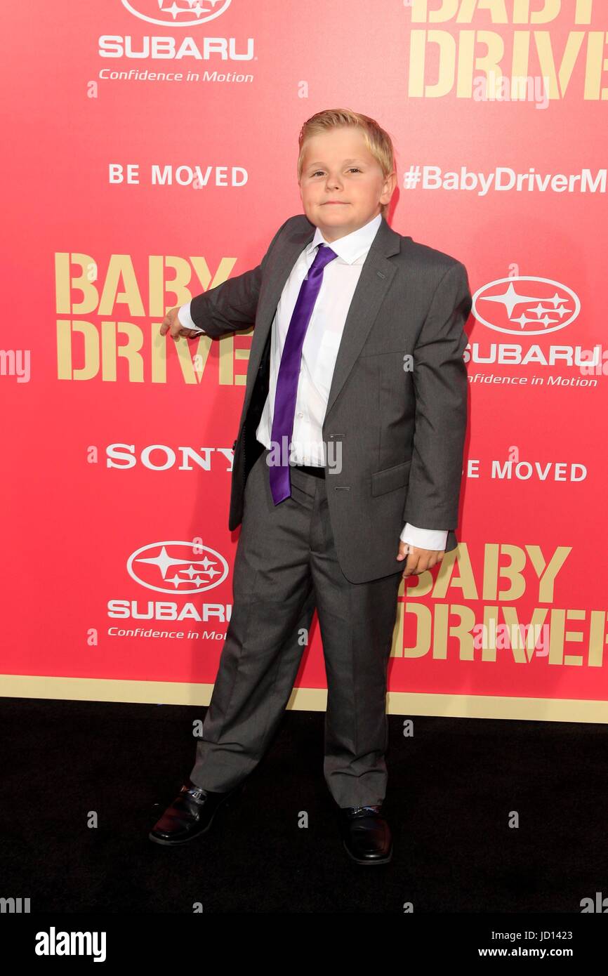 Los Angeles, CA, USA. 14th June, 2017. Brogan Hall at arrivals for BABY ...