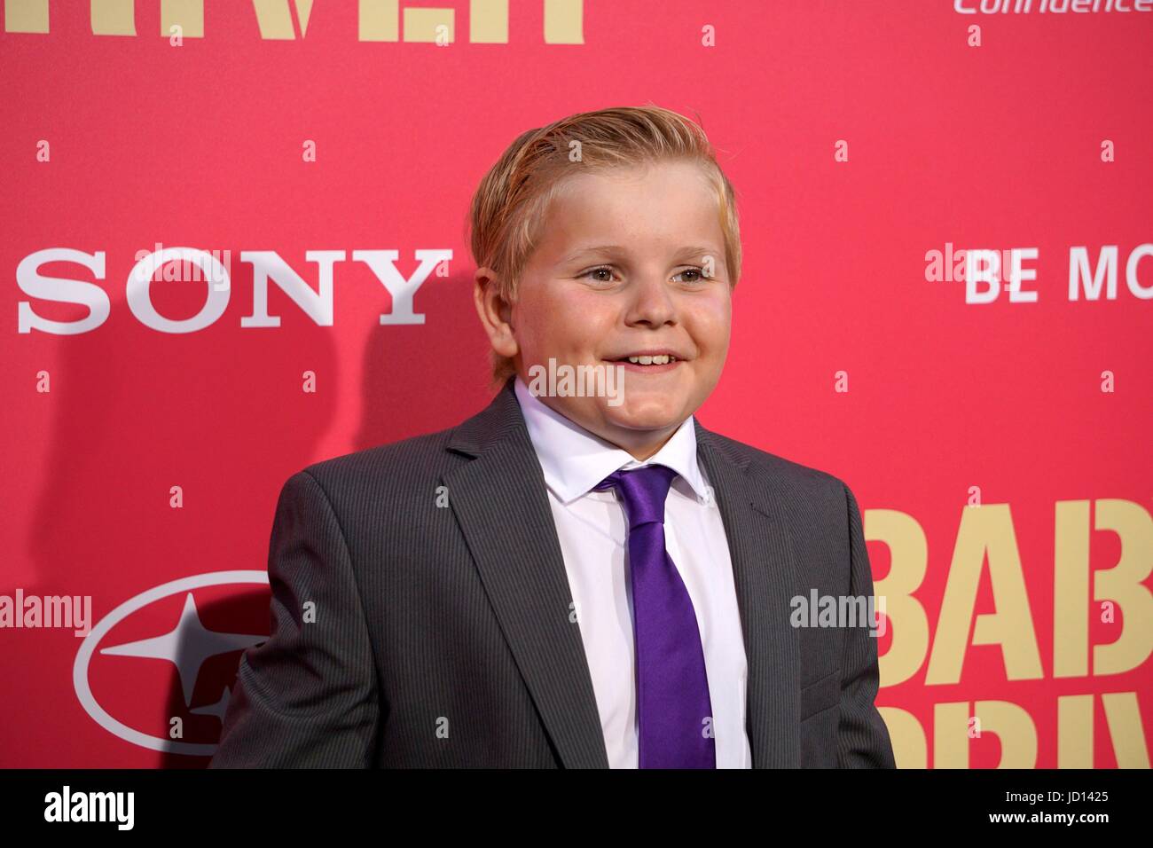 Los Angeles, CA, USA. 14th June, 2017. Brogan Hall at arrivals for BABY ...