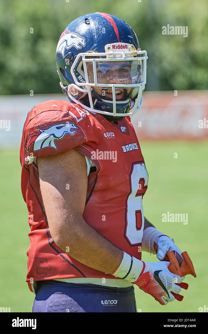 Chur, Switzerland. 18th June, 2017. Eric Rageth during the American ...