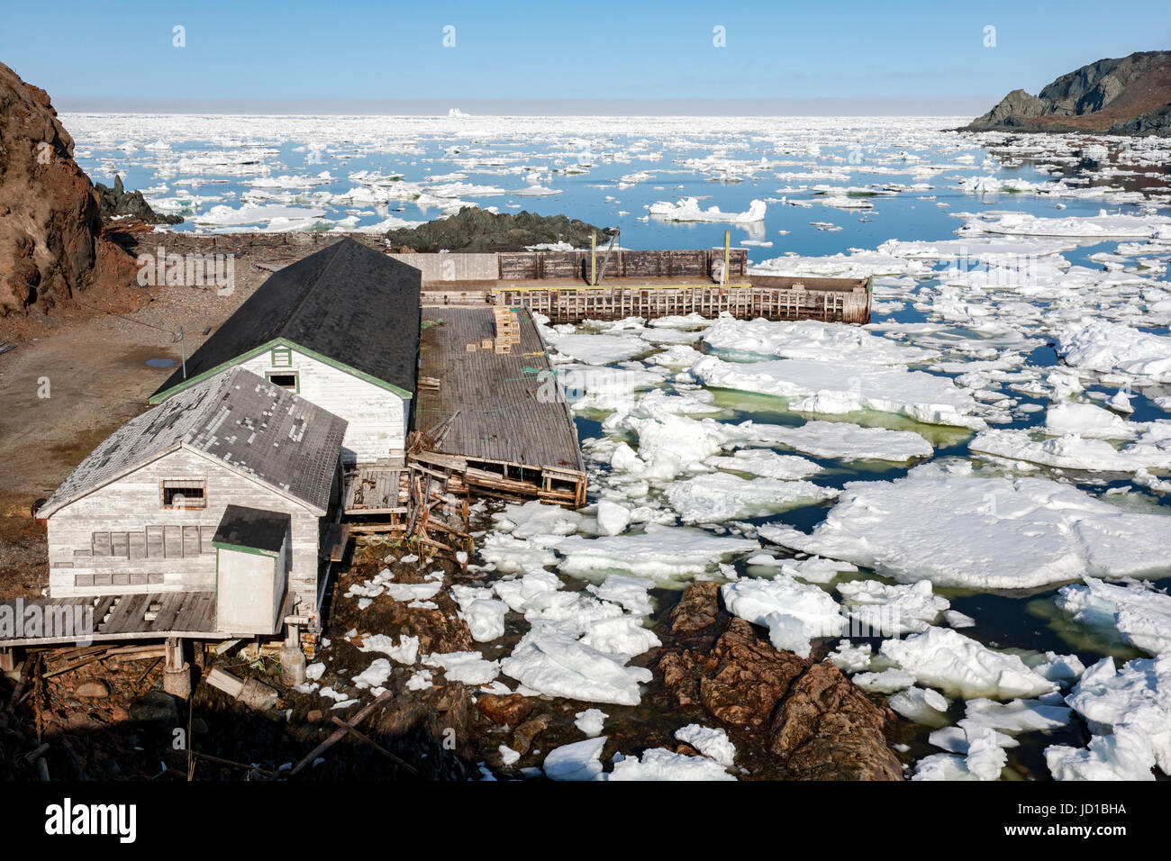 Fishing Stage and docks in Crow Head, Twillingate, Newfoundland, Canada ...