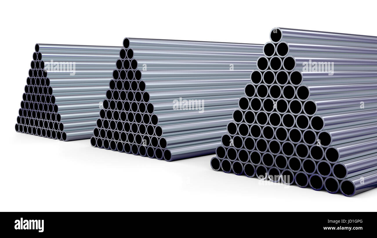 industrial, steel, metal, tube, alloy, pipe, cylinder, profile, objects ...