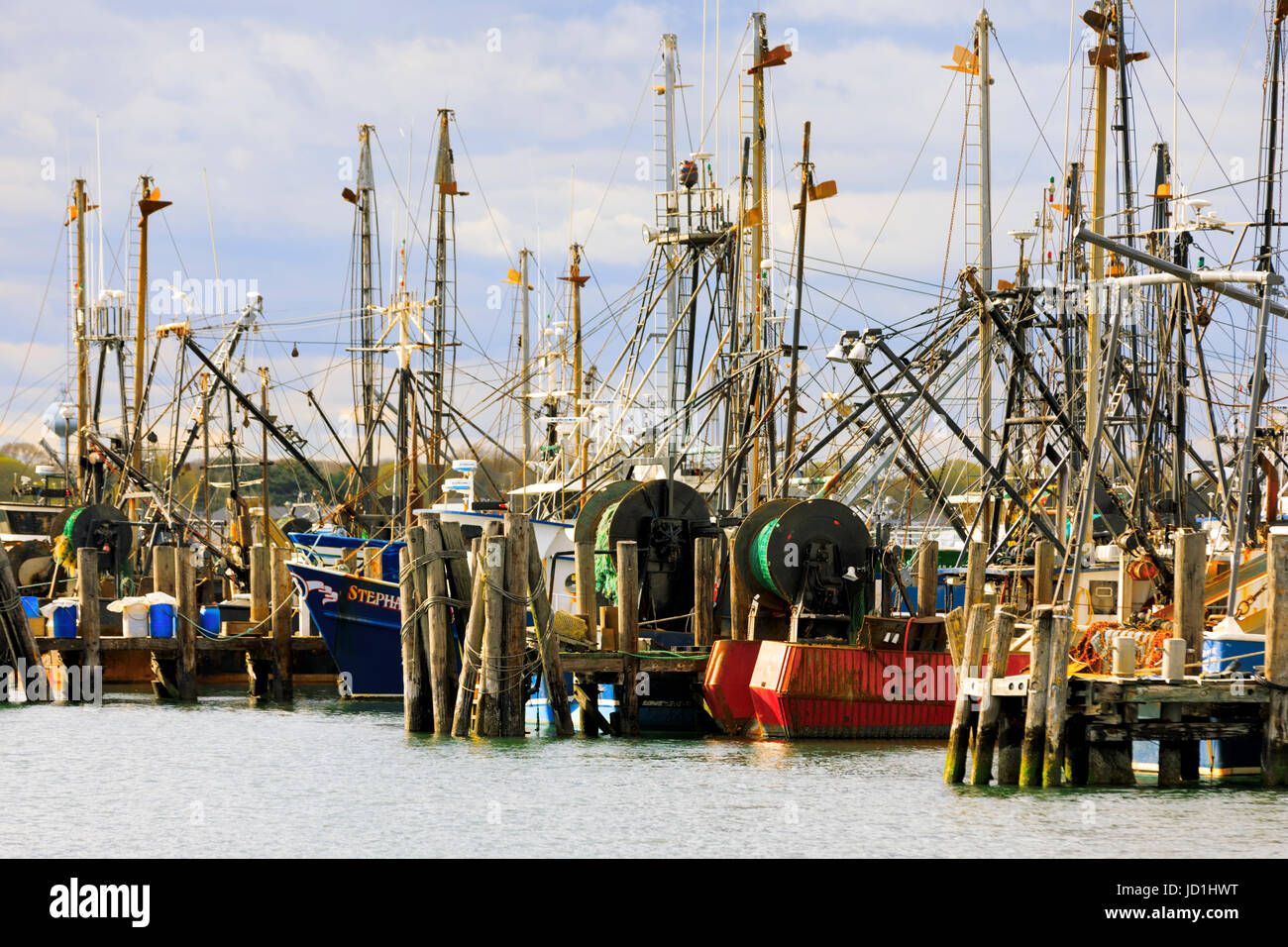 Galilee, Rhode Island, USA-May 11,2017: Galilee is a home to the ...