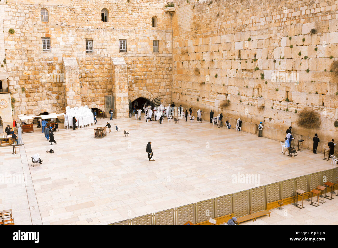 Jerusalem, Israel-March 14, 2017: The Western Wall is the holiest place ...