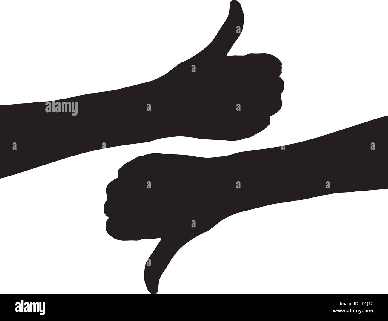 The concept will be all right. Hands in the form of a thumbs up and ...