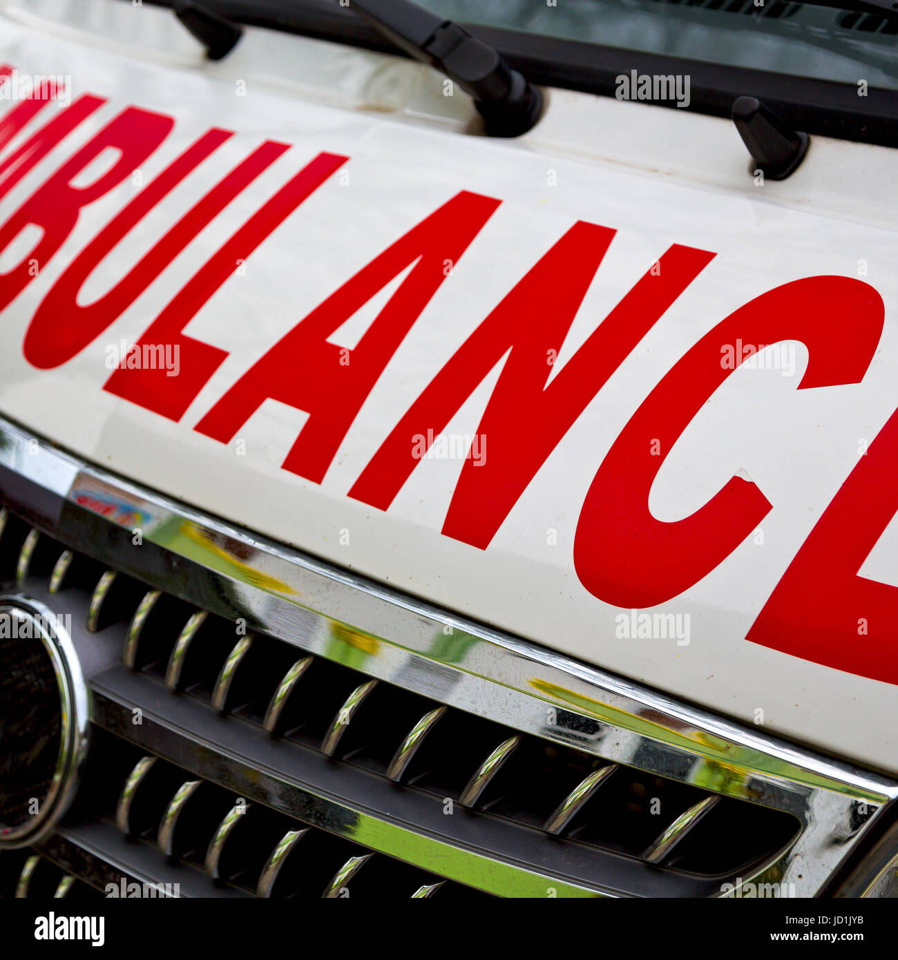 in philippines old dirty bonnet of an ambulance concept of medical care ...