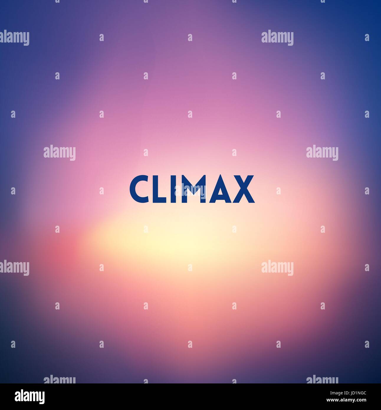 square blurred background - sunset colors With motivating quote Stock ...