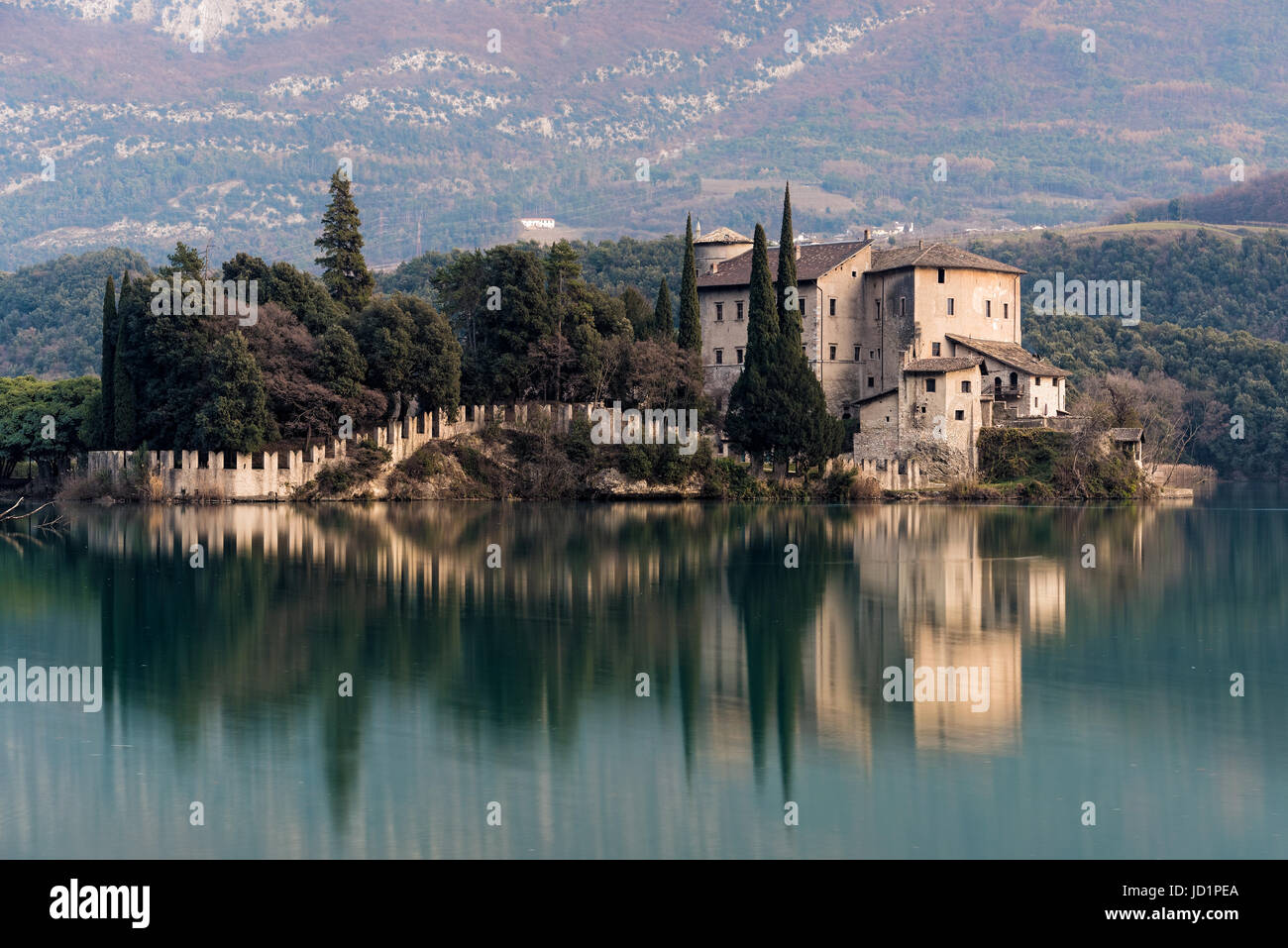 Toblino castel in trentino hi-res stock photography and images - Alamy