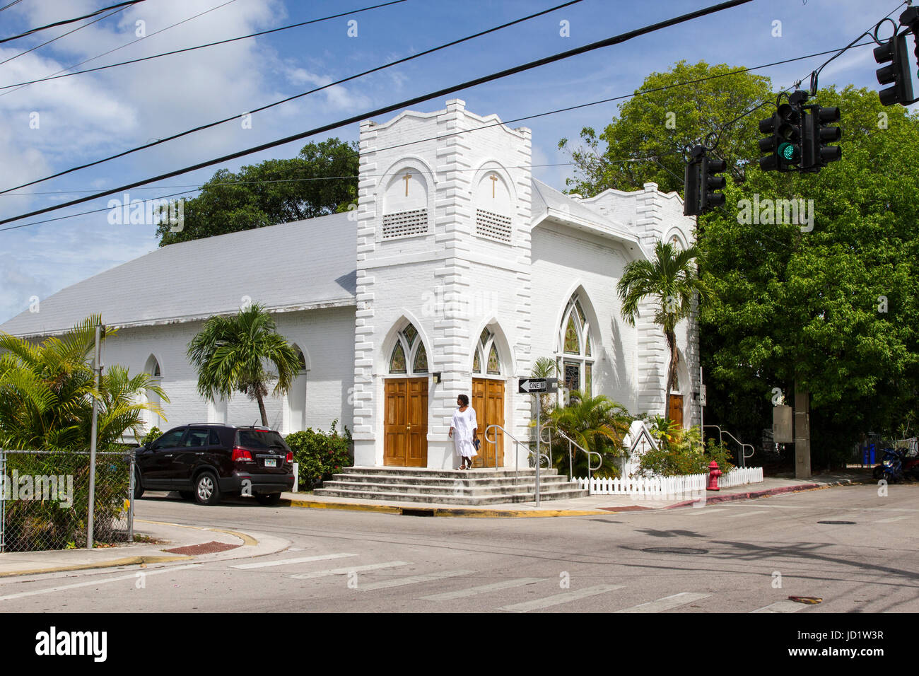 Key West Church Stock Photo - Alamy