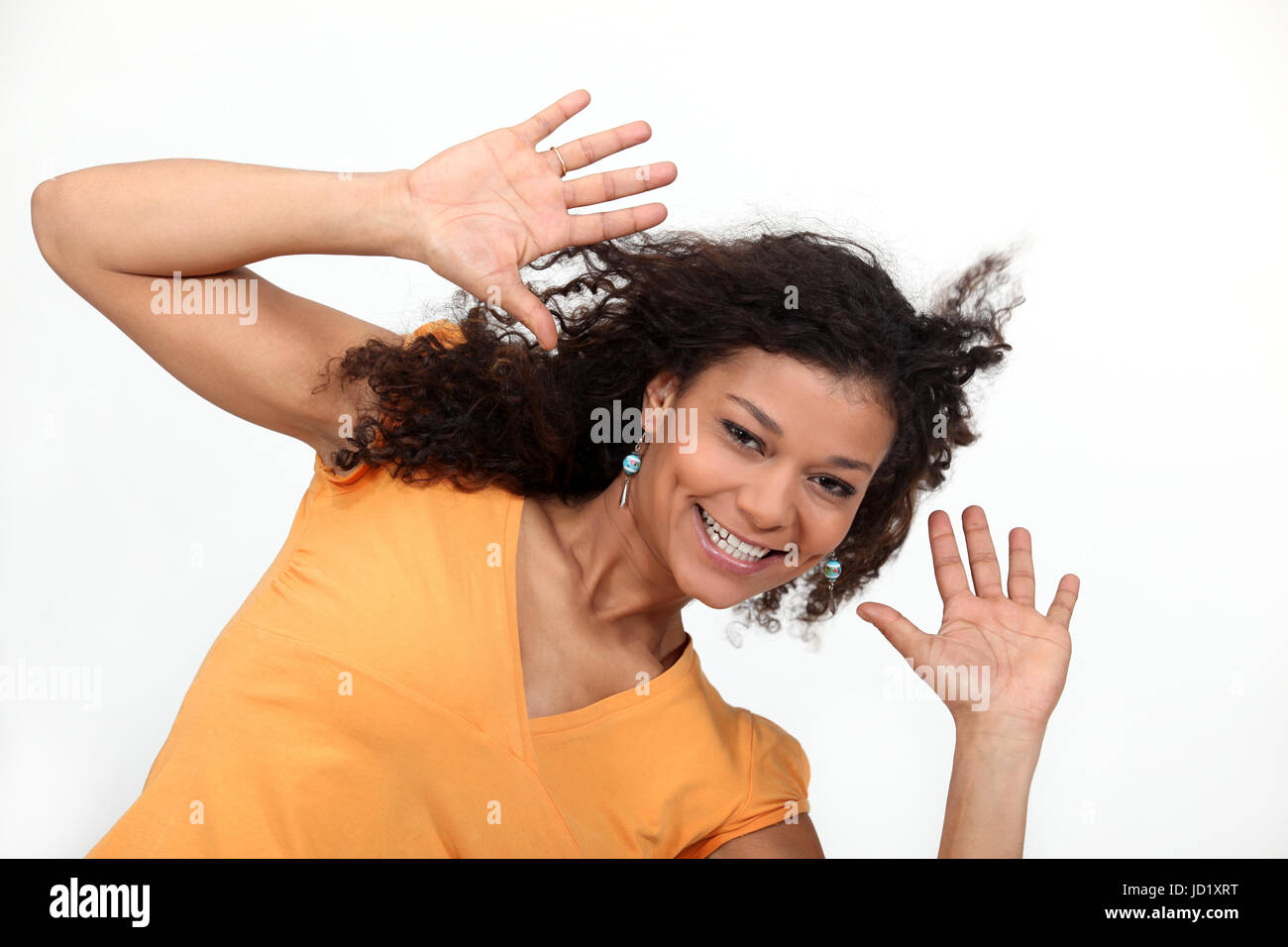 curly, arms, backdrop, background, curls, woman, hand, hands, isolated ...