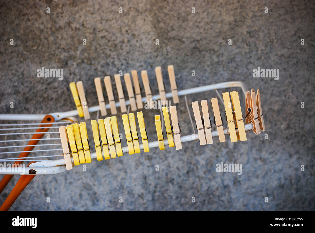 household, laundry, bracket, housewife, household, wood, wall, row ...