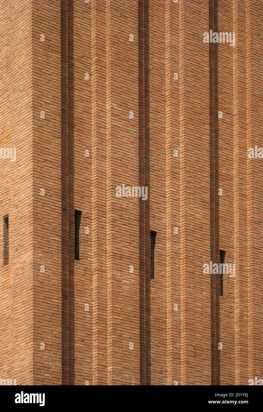facade, brick wall, abstract, brick, module, house, building, tower ...