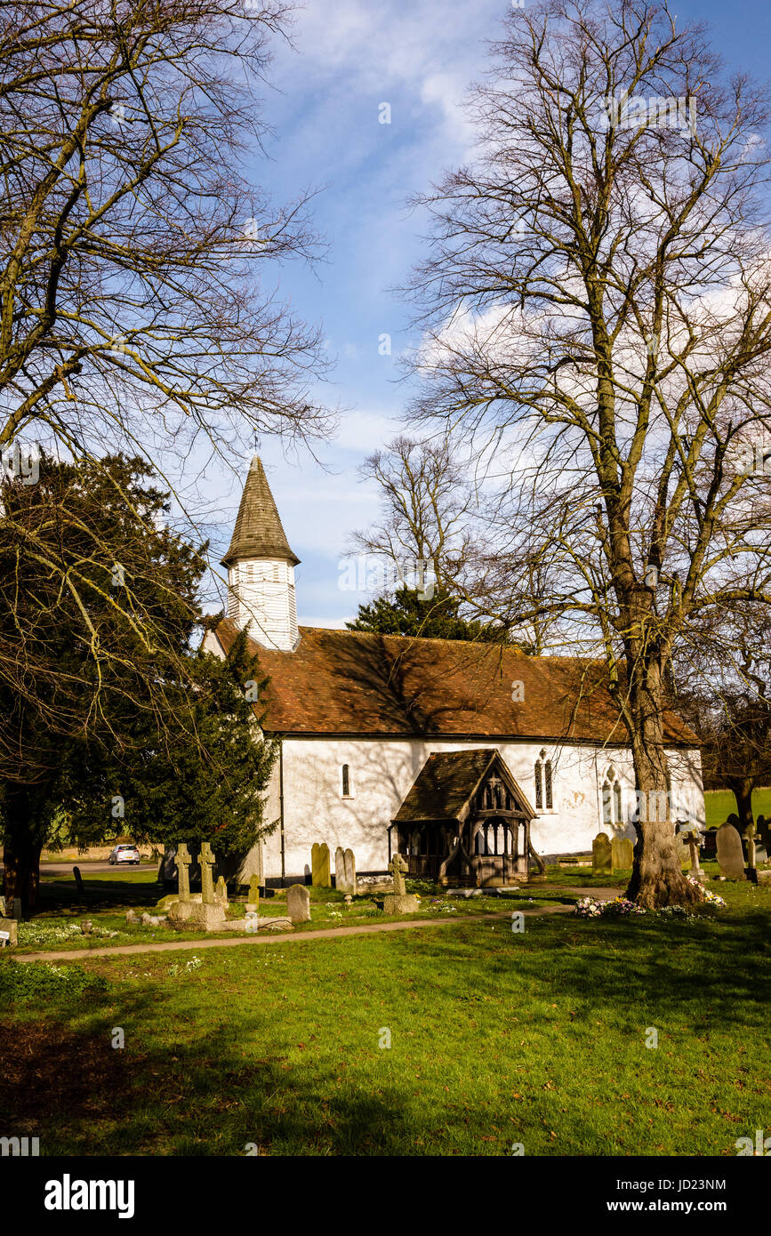 St Marys Church, Fawkham Valley Road, Fawkham, Kent, England Stock ...