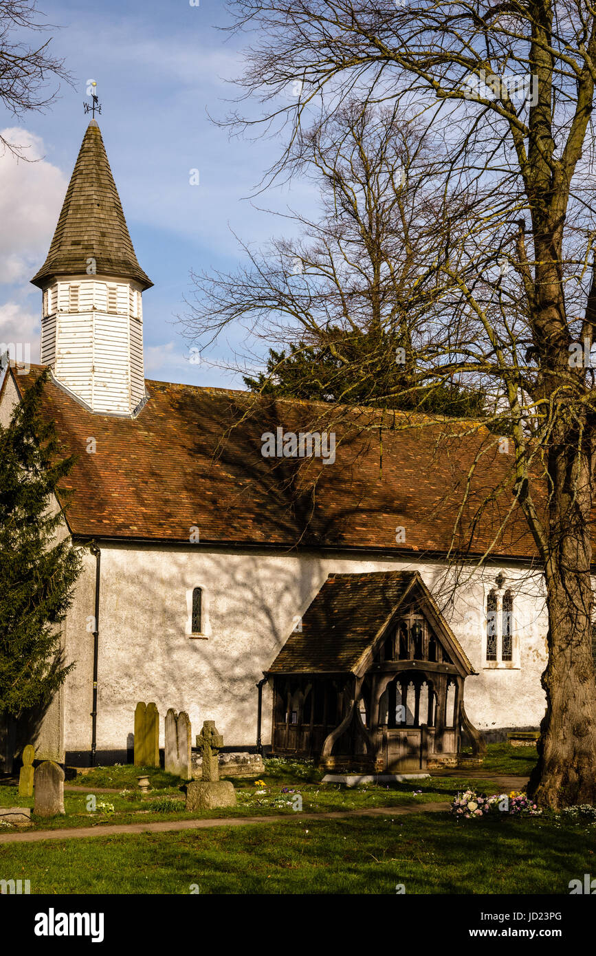 St Marys Church, Fawkham Valley Road, Fawkham, Kent, England Stock ...