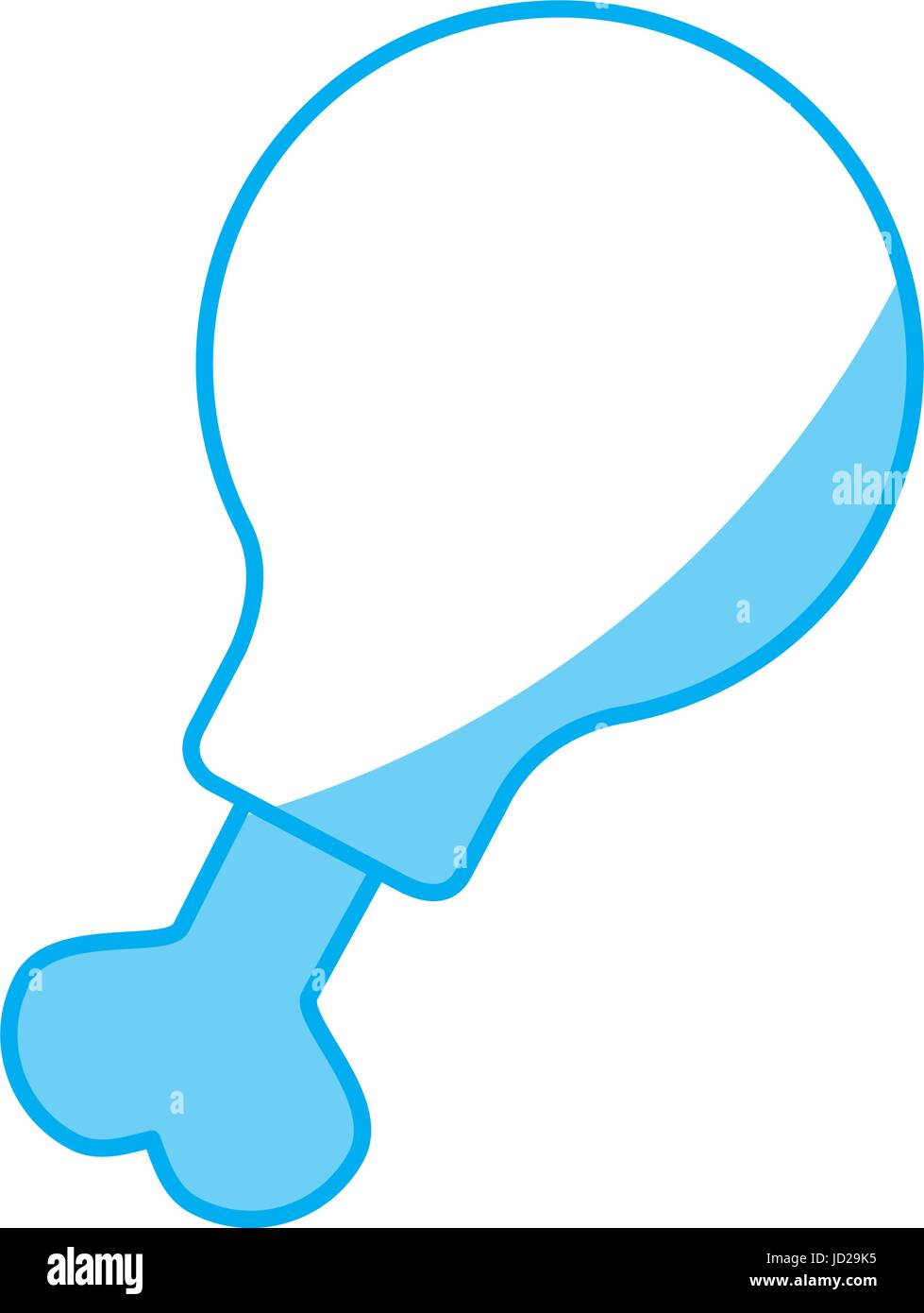 chicken leg icon Stock Vector Image & Art - Alamy