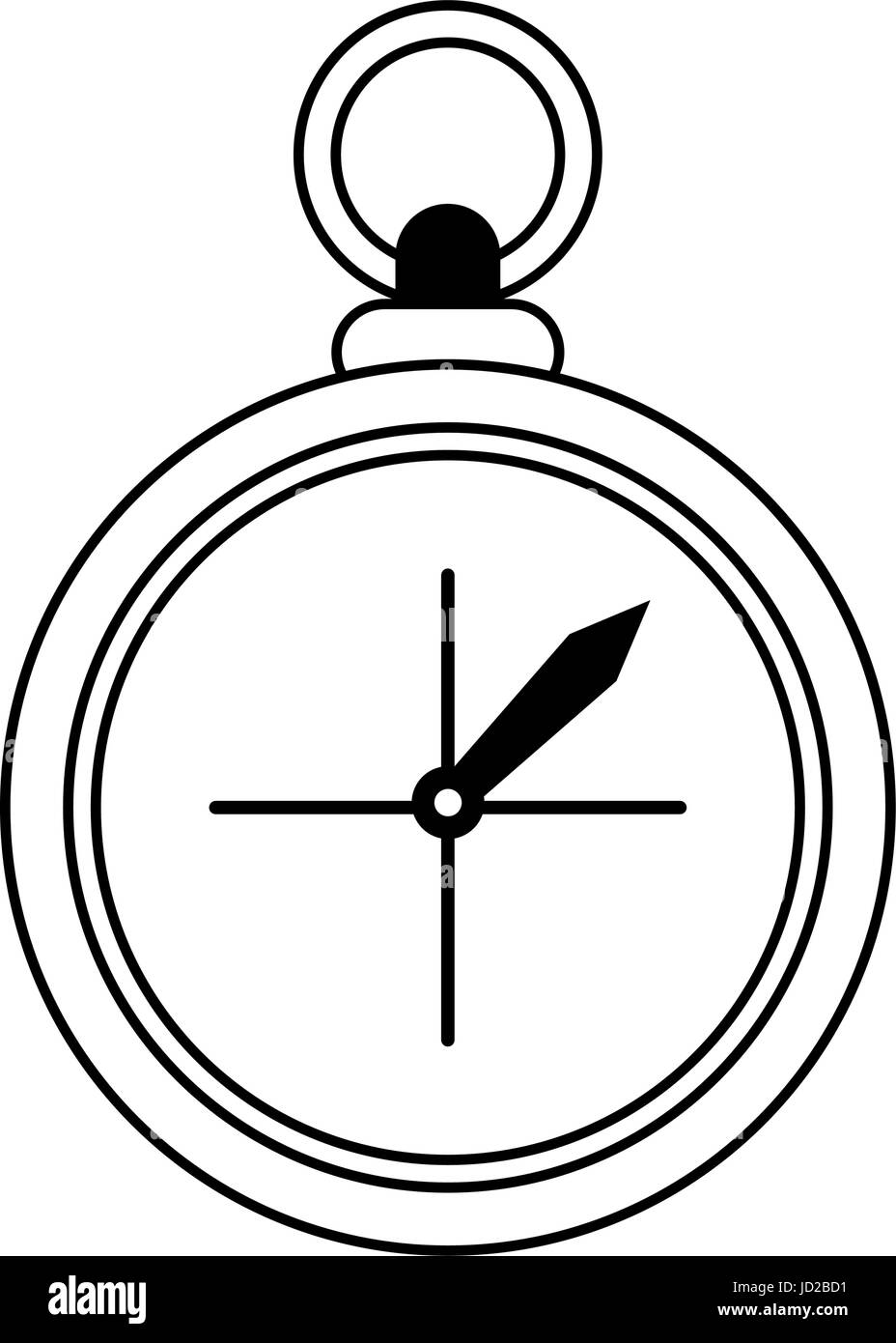 Map guide compass navigation Black and White Stock Photos & Images - Alamy