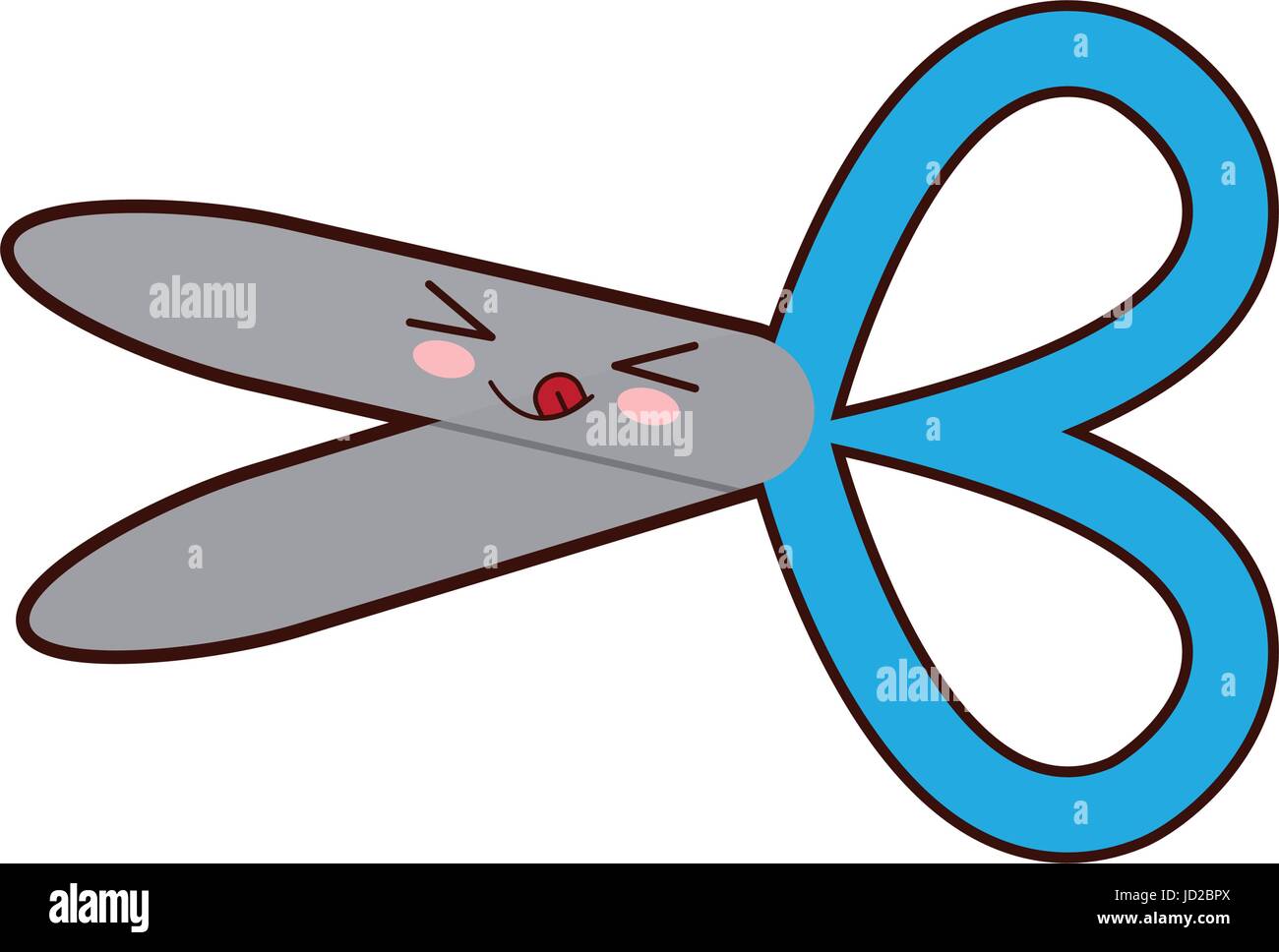 kawaii scissors icon Stock Vector Image & Art - Alamy