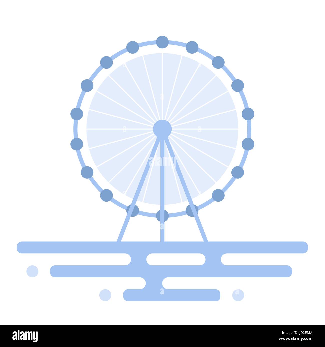 Vector illustration of Ferris wheel Stock Vector Image & Art - Alamy