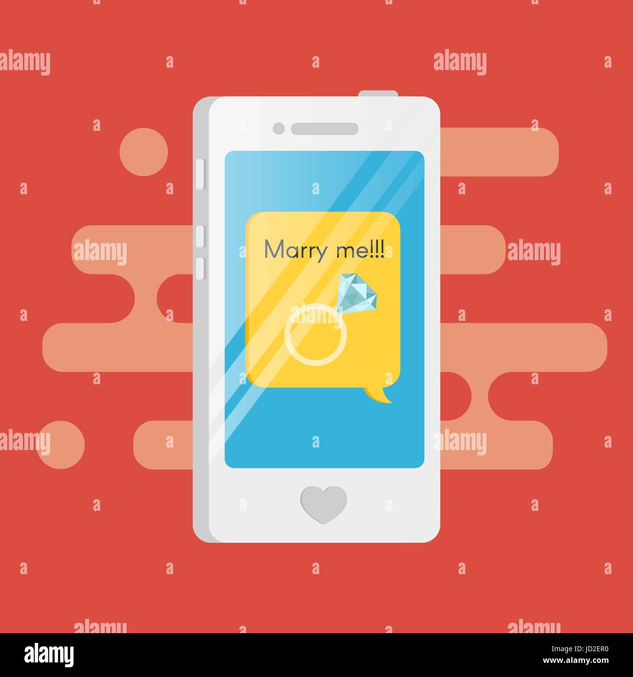 Engagement ring Stock Vector Images - Alamy