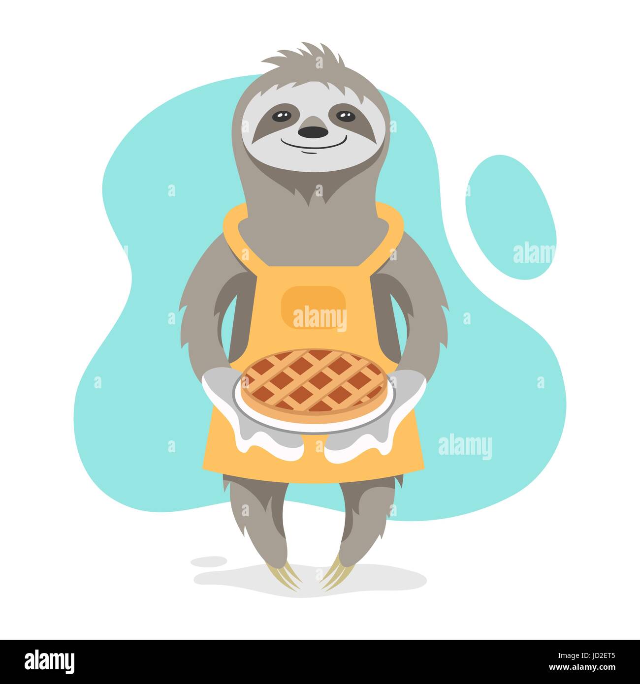 Space Suit Sloth Pancakes