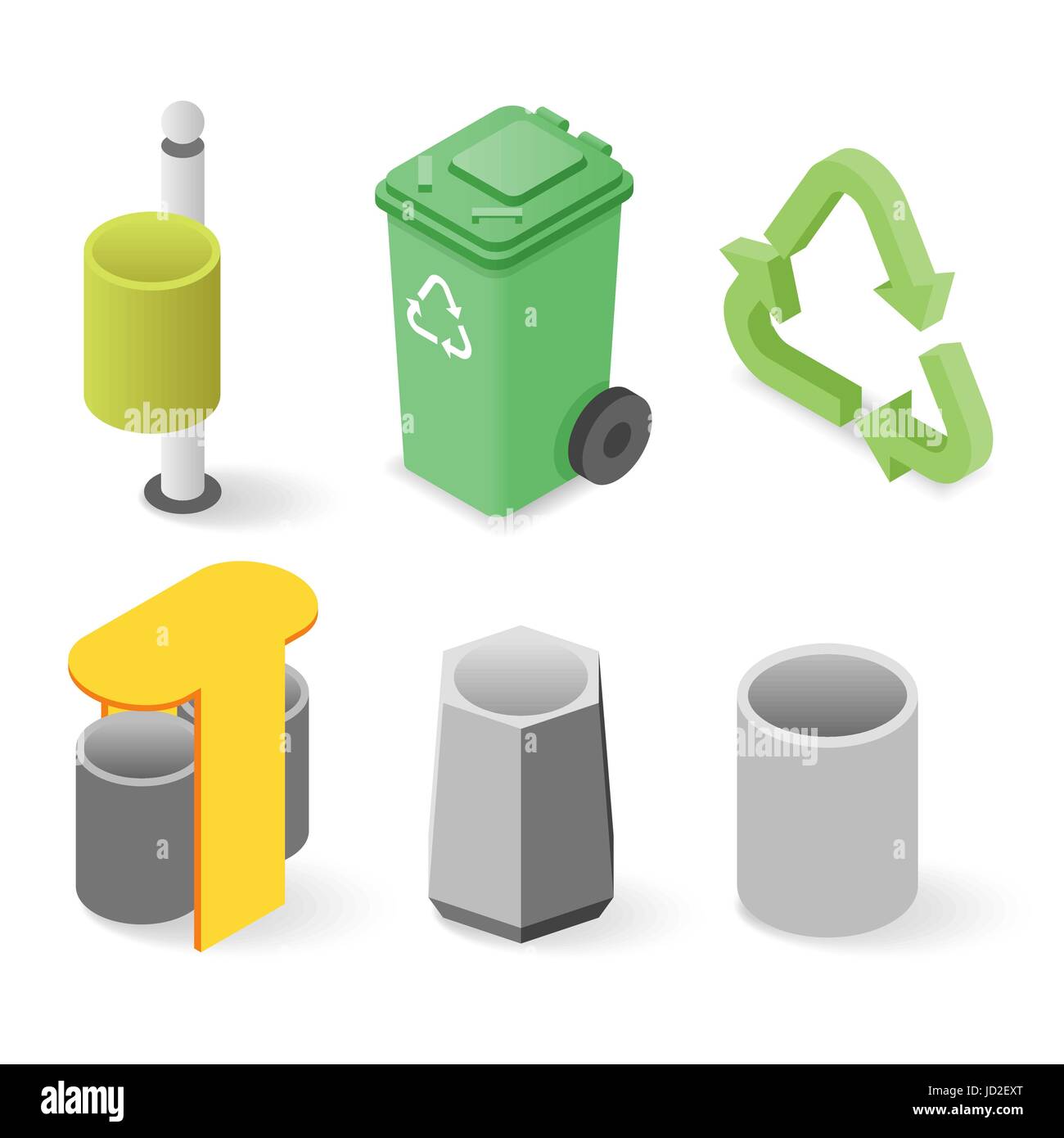 Trashcan vector vectors hi-res stock photography and images - Alamy