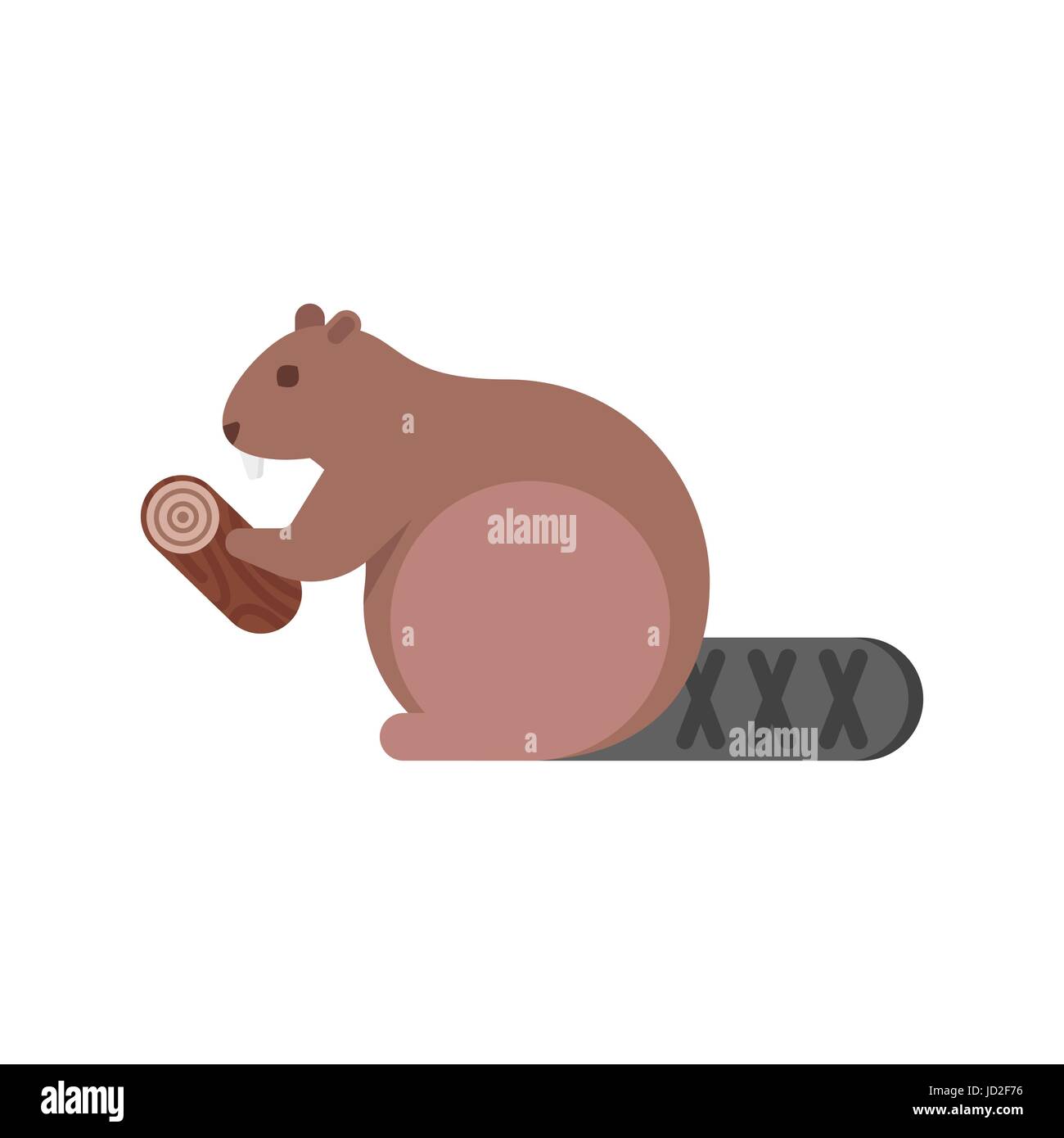 Beaver teeth Cut Out Stock Images & Pictures - Alamy