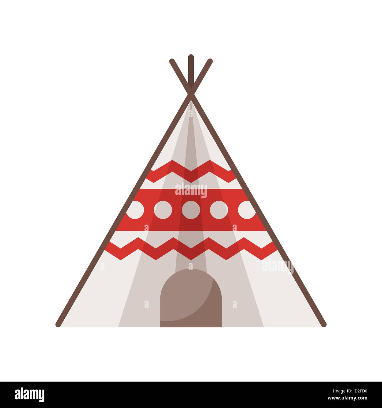 Wigwam Cut Out Stock Images & Pictures - Alamy