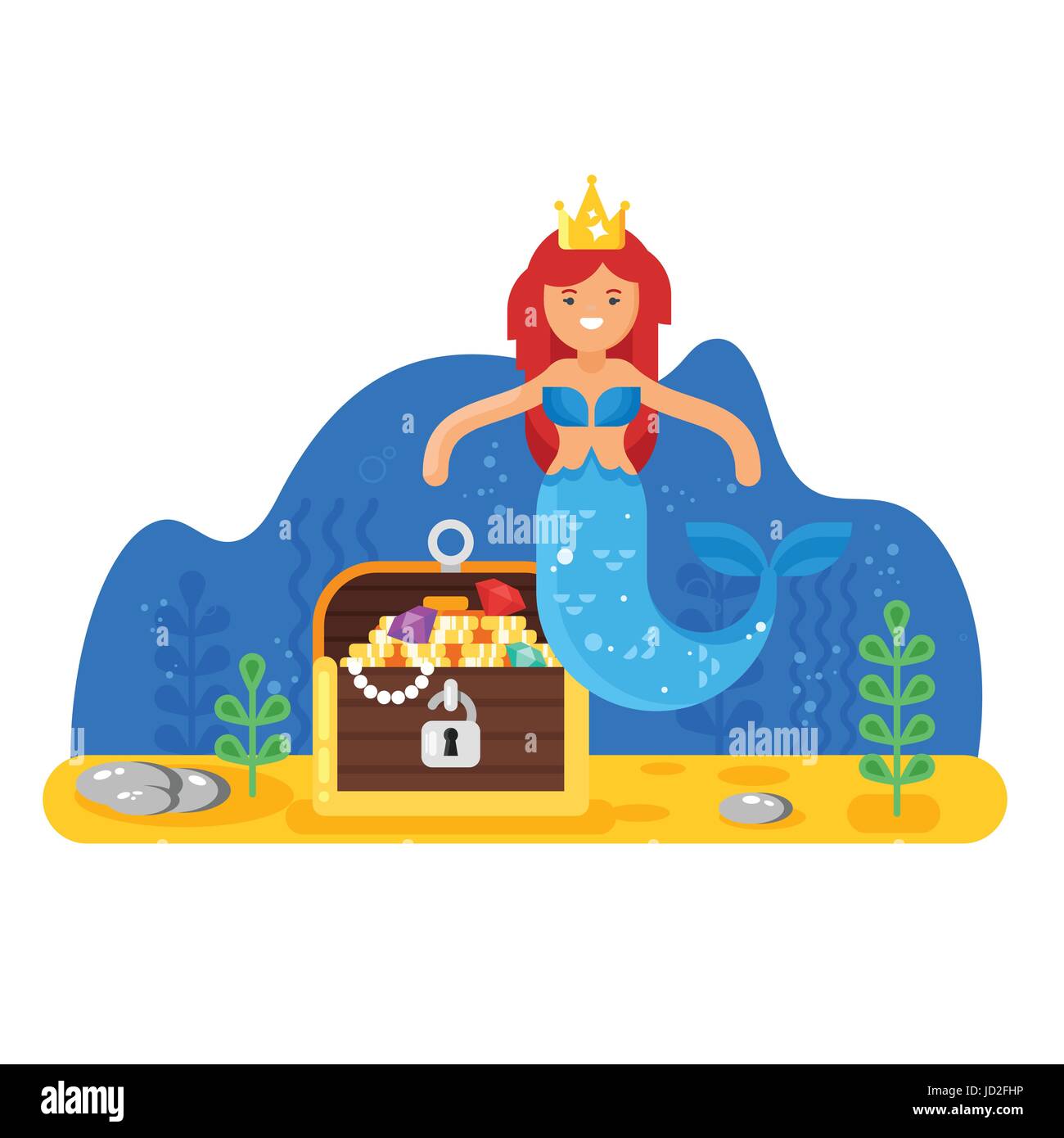 Mermaid Treasure High Resolution Stock Photography and Images - Alamy