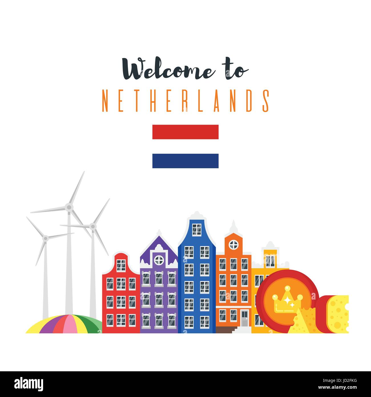 National symbols flag netherlands Stock Vector Images - Alamy