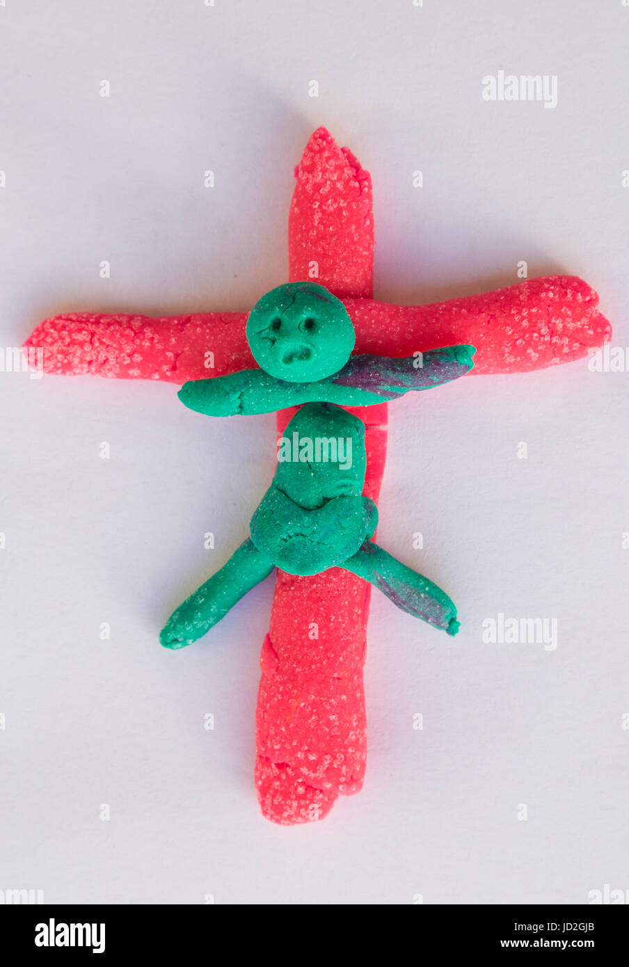 Simple art work of Jesus Christ on the cross Stock Photo - Alamy