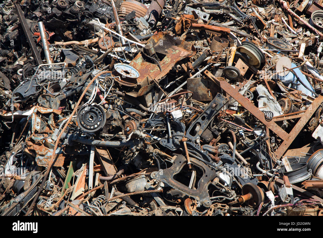 Scrap metal ready to be recycled Stock Photo - Alamy