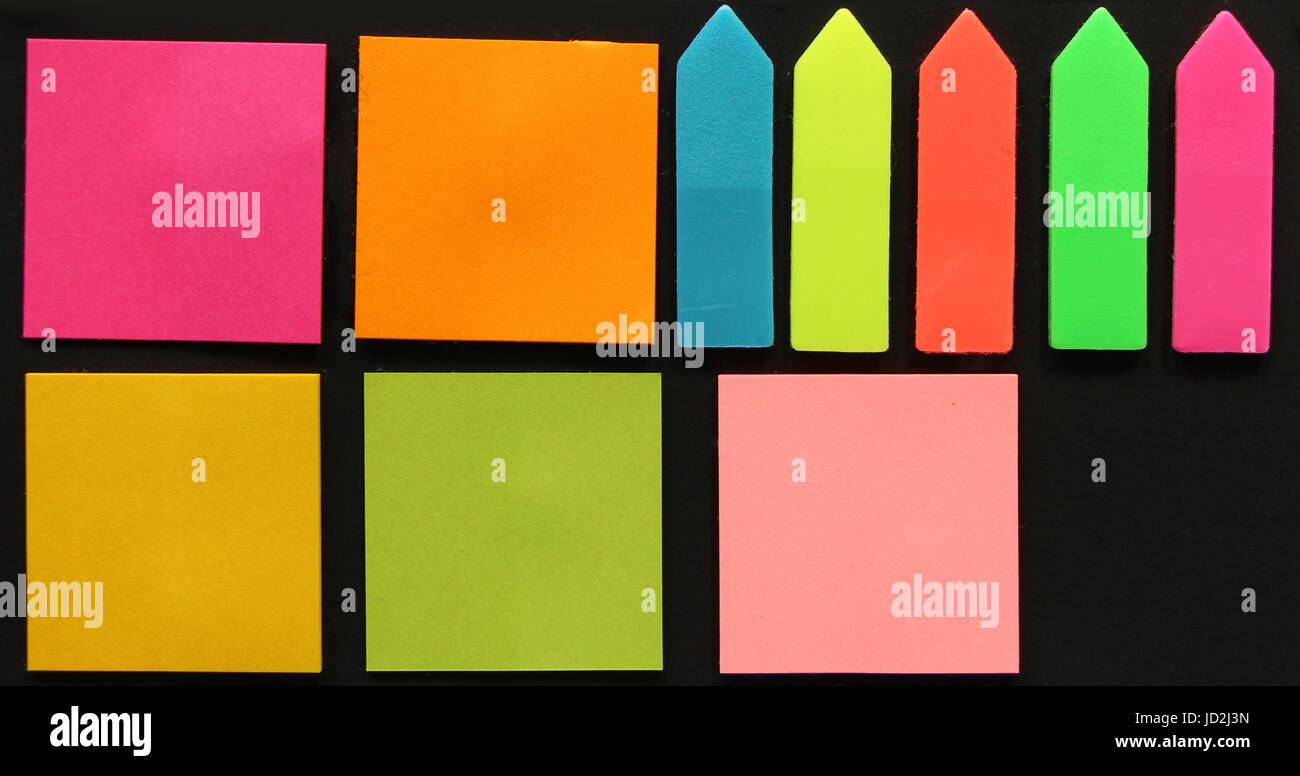 Different colorful sticky notes Stock Photo - Alamy
