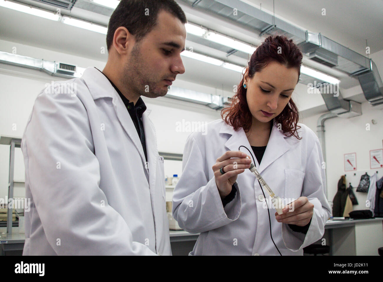 Phd student laboratory hi-res stock photography and images - Alamy