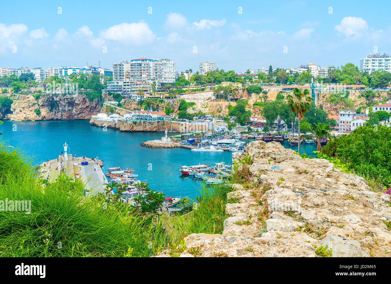 The high cliffs of Antalya serve as the perfect viewpoints, overlooking ...