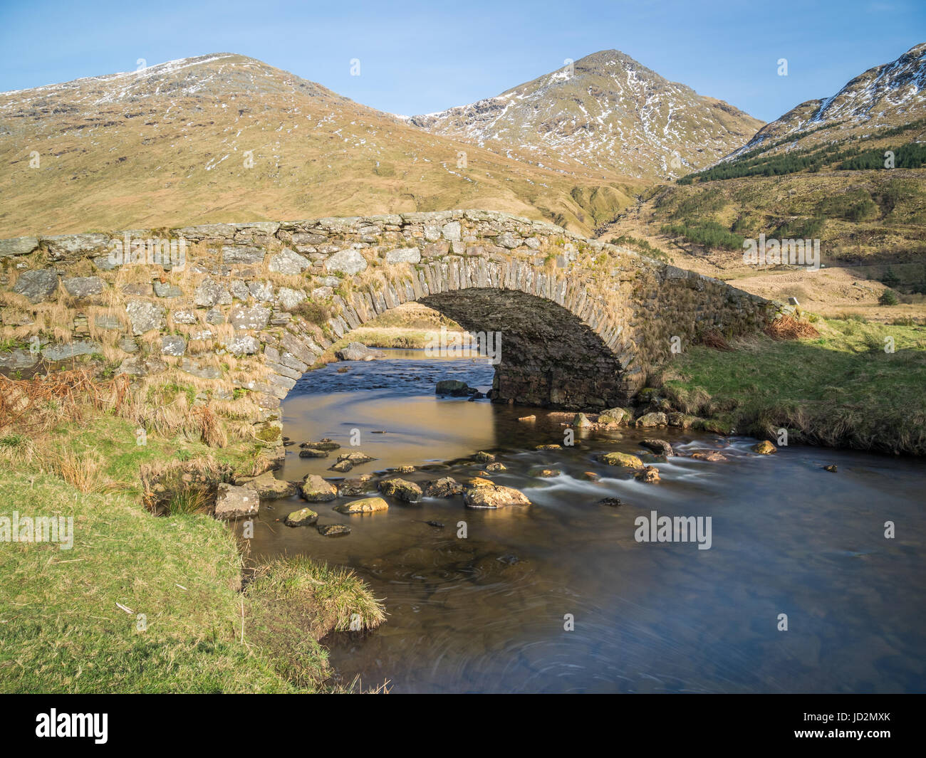 Butter Bridge - Glen Kinglas Stock Photo - Alamy