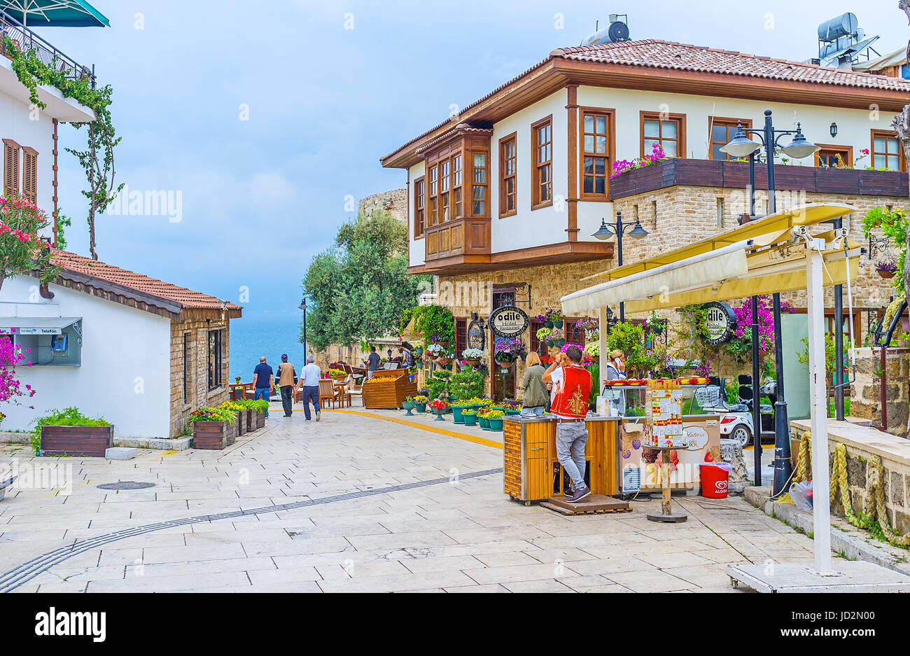 Street View Kaleici Old Antalya High Resolution Stock Photography and ...