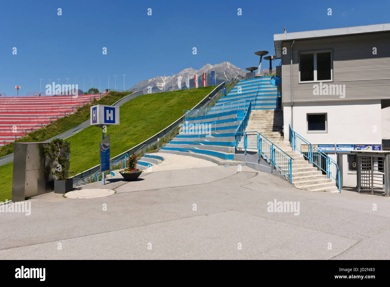 Bergisel Olympic Stadium, Innsbruck, Austria Stock Photo - Alamy