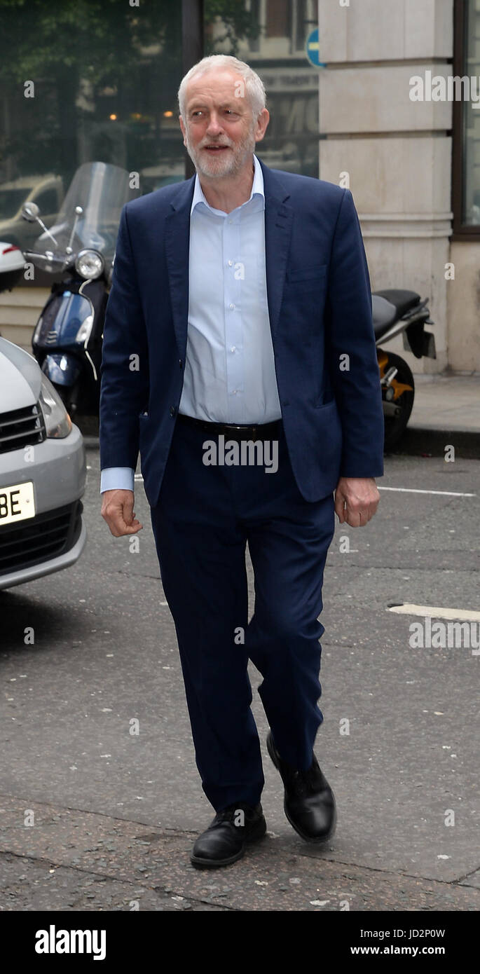 Jeremy Corbyn at BBC Radio 2 studios Featuring: Jeremy Corbyn Where ...