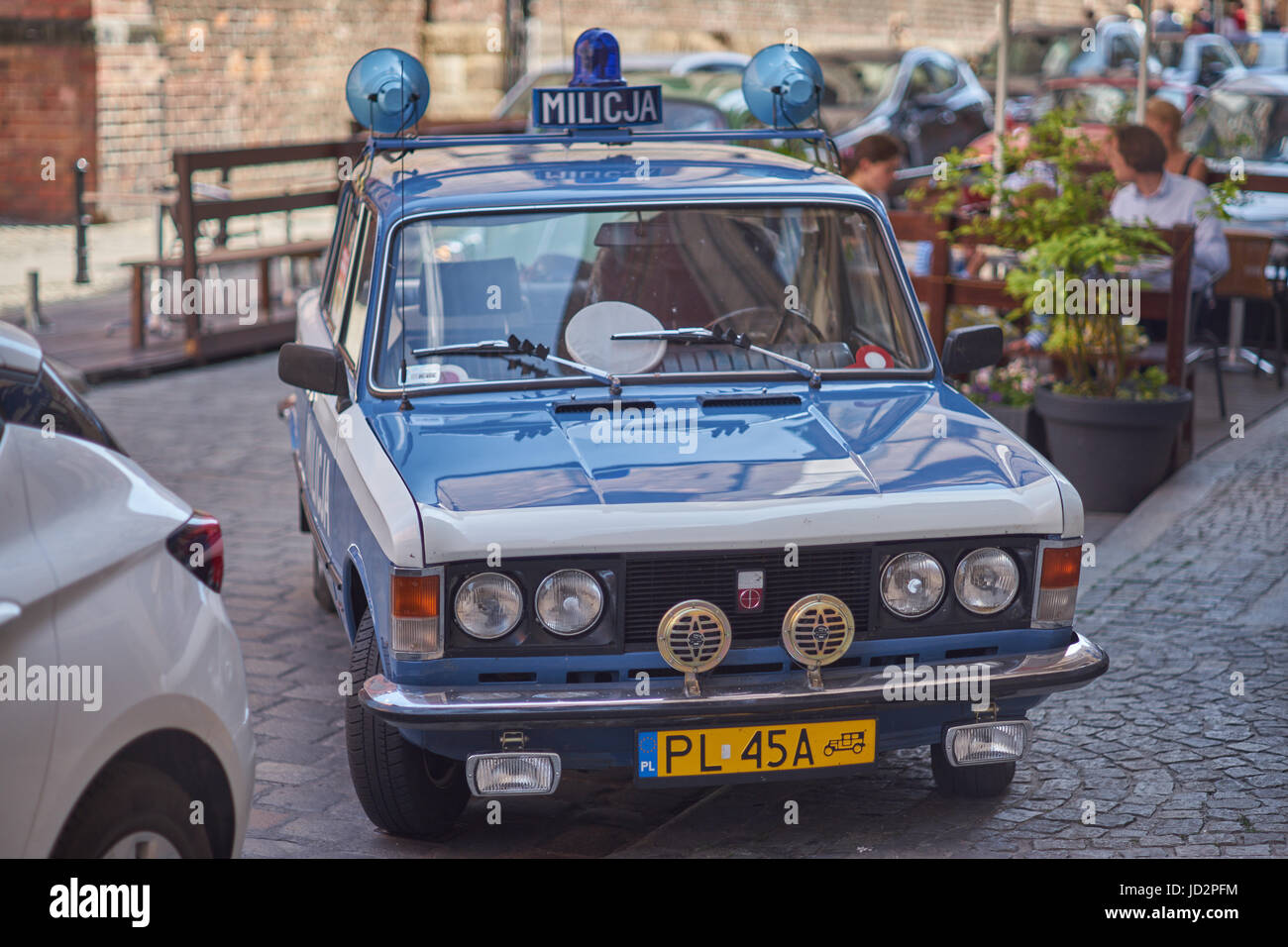 Police car of the polish milicja of the communists hi-res stock ...